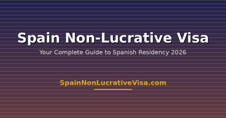 Spain Non-Lucrative Visa Documents Checklist 2026: Complete List
